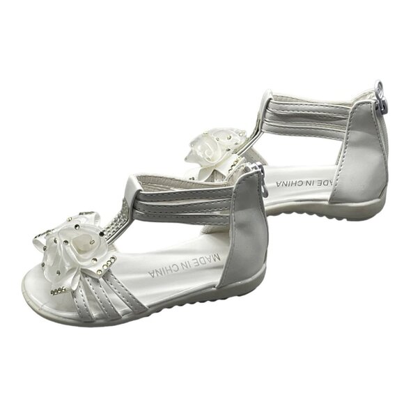 tongxie | Shoes | Tongxie Kids Open Toed Sandals 68 White Floral ...